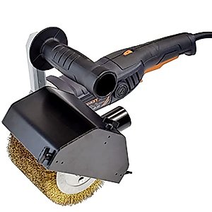 MAXXT Burnishing Polishing Machine 1300W Exterior Renovator with Steel Wire Drawing Wheel for Concrete Metal Stainless Steel Wood Polishing
