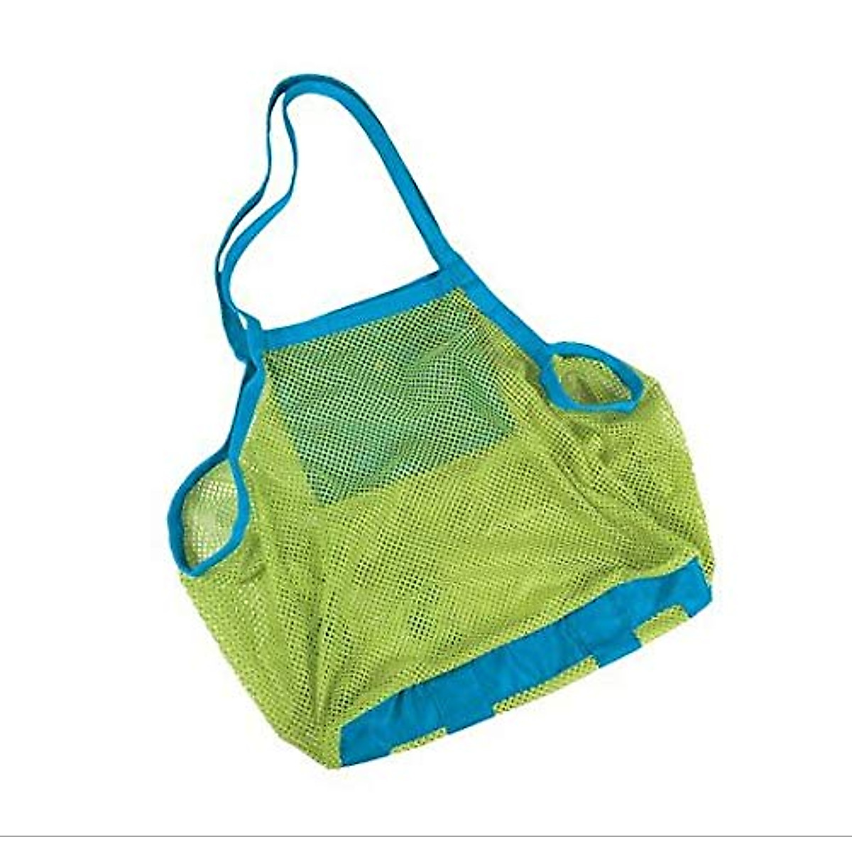 Large Mesh Beach Bag Childrens' Toy Storage Swimming Equipment Storage Bag Laundry Tote Backpack,Stay Away from Sand and Water