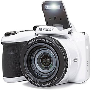 Kodak PIXPRO AZ405 Digital Camera + Accessories (White)