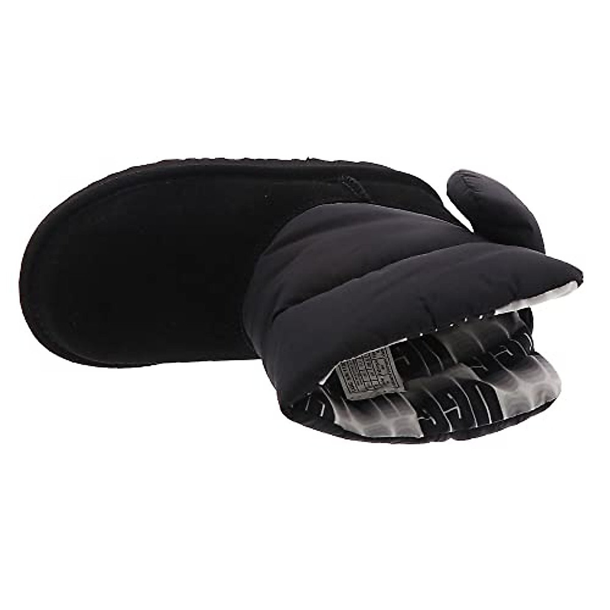 UGG Unisex-Child Bailey Bow Maxi Boot, Black, 2 Big Kid