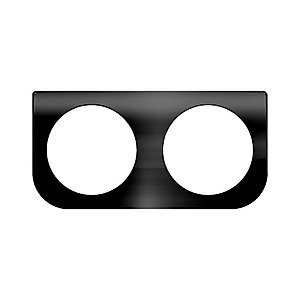 GG Grand General 89219 Black L-Shaped Mounting Bracket with 2-Round Hole for 4" Lights