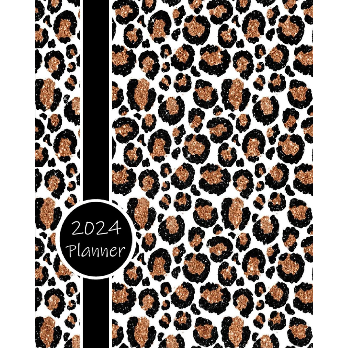 2024 Planner: Daily Weekly and Monthly Calendar | Schedule Organizer | January to December | Animal Print