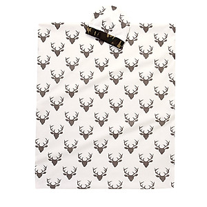 IWOKA Soft Newborn Baby Deer Print Blanket Bedding Blanket Wrap Swaddle Blanket Bath Towel+Hat (Deer Print)