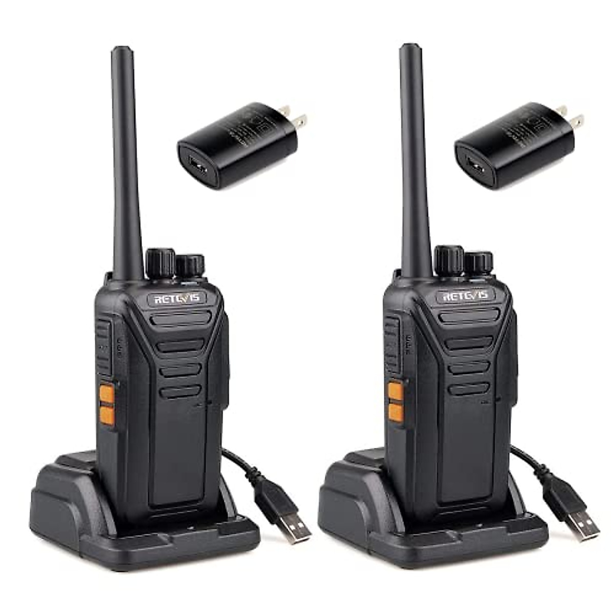 Retevis RT27 Walkie Talkies for Adults Gift,Long Range 2 Way Radios Rechargeable,VOX Clear Voice Easy Operation Durable,Two Way Radio for Outdoor Hiking Hunting Climbing(2 Pack)