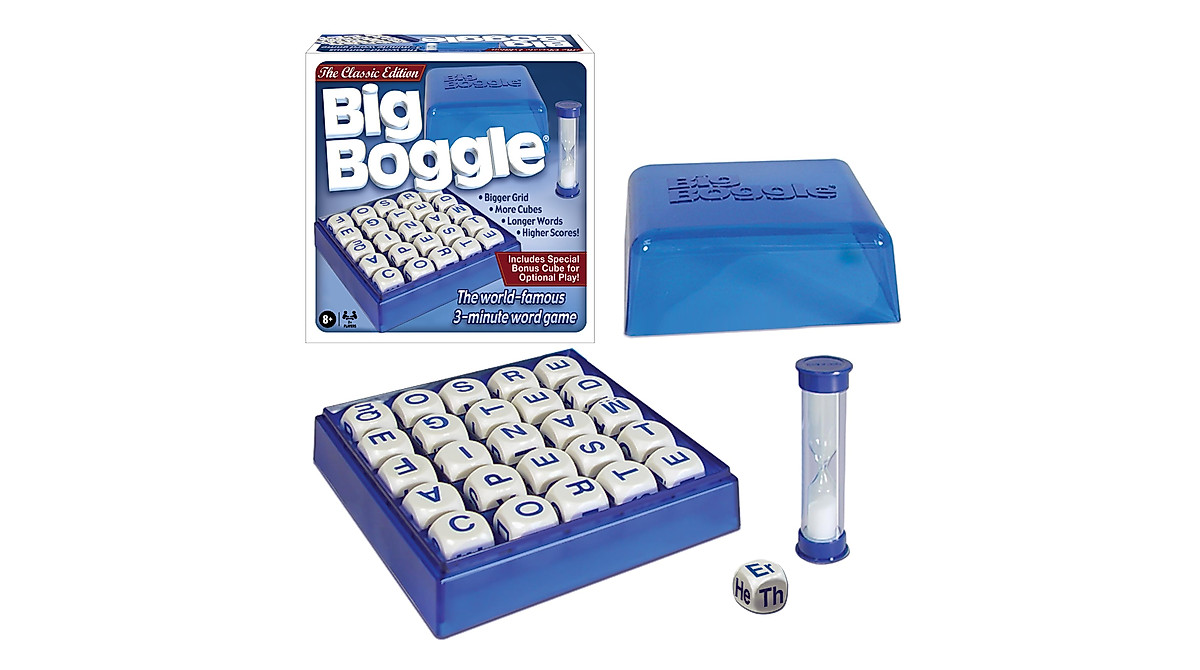 Big Boggle 5x5 Word Game by Winning Moves - Fun & Challenging