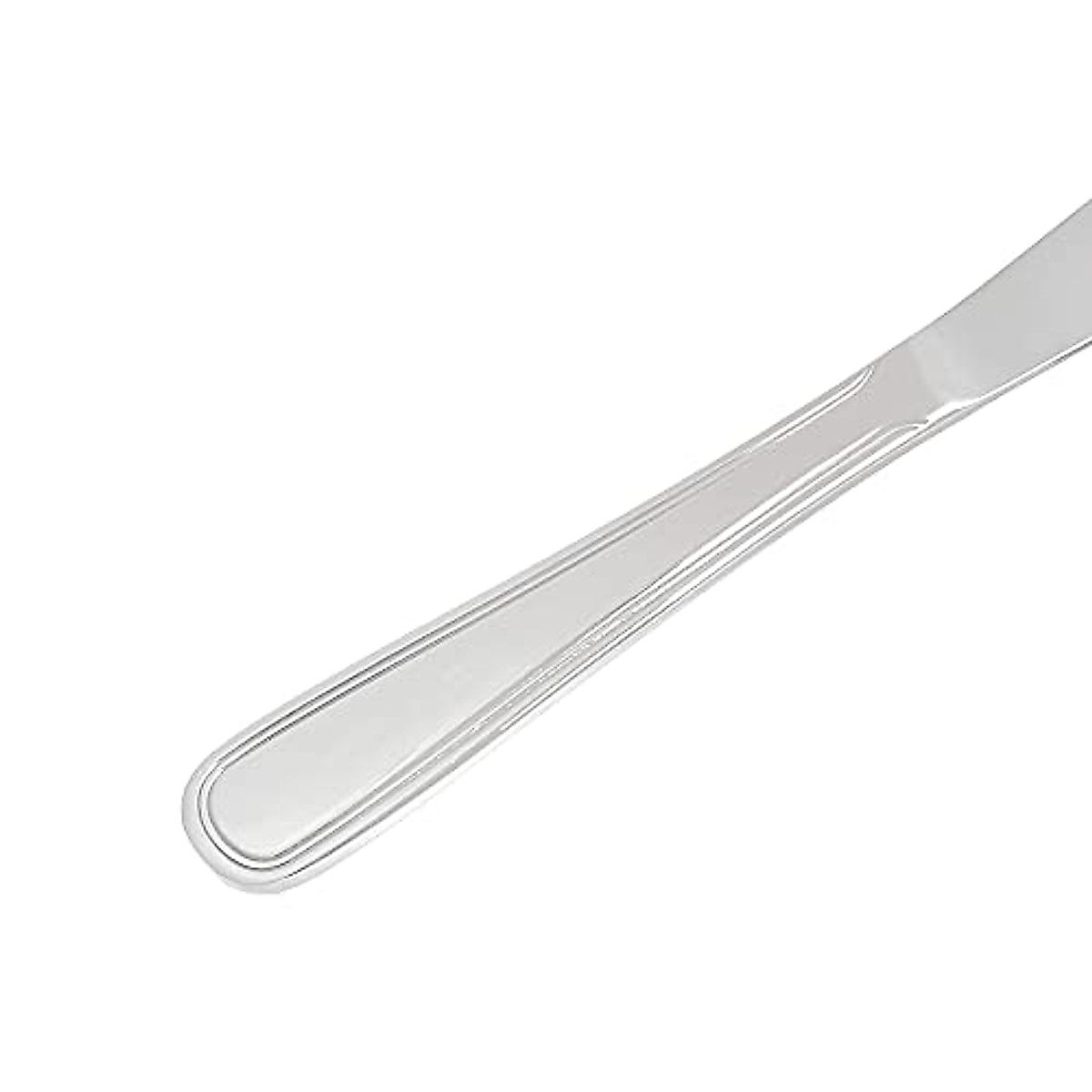 Amazon Basics 20-Piece Stainless Steel Crown Flatware Set, Service for 4, Silver