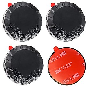 4Pack IPX8 Waterproof AirTag Holder Case, Sticker Mount Case for Apple Air Tag with 3M Adhesive Sticker Cover, Hidden Protective Shockproof GPS Tracker for Bike Car Luggage Drone Remote Camera