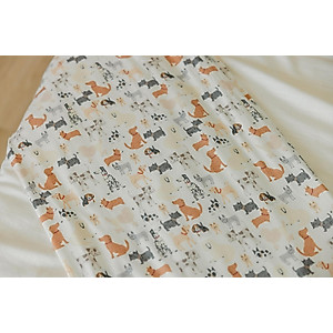 Copper Pearl Jumbo 3-Layer Baby Blanket: Soft Baby Quilts for Boys and Girls | Breathable, Cozy, Toddler Blanket | Baby Quilt for Newborns | 46x46 Premium Polyester/Rayon | Rufus