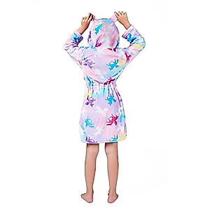 Soft Girl Bathrobe Hoodie, Unisex Hooded Gift for Girl and Boys