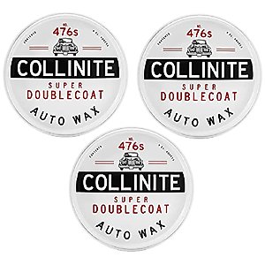 Collinite No. 476s Super DoubleCoat Paste Wax, 9 Fl Oz - 3 Pack
