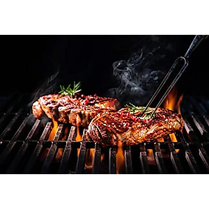 Grill Grates for Nexgrill Home Depot 720-0830H 720-0783E 720-0670C, 17 Inch Cast Iron Replacement Parts for Nexgrill 720-0888 720-0888N Charbroil 463241113 463446015 720-0670D, Master Forge 1010037