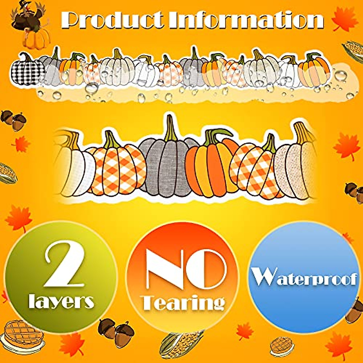 40 Pieces Pumpkin Bulletin Board Borders Fall Bulletin Border Decorations Halloween Bulletin Board Borders Fall Classroom Decorations for Halloween Thanksgiving Home Sweet Classroom (Simple Style)