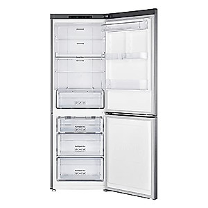 SAMSUNG 11.3 Cu Ft 24" Bottom Freezer Refrigerator, Slim Width for Small Spaces, Even Cooling, LED Lighting, Slide Shelf, RB10FSR4ESR/AA, Fingerprint Resistant Stainless Steel
