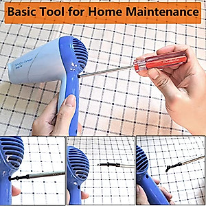 Triangle Screwdrivers Set 7 Sizes 1.4mm 1.8mm 2.0mm 2.3mm 2.7mm 3.0mm 4.2mm, SKZIRI 7in1 Triangle Screwdriver Tool Kit for Fixing Electronic Toys Household Electrical Appliances Repairs