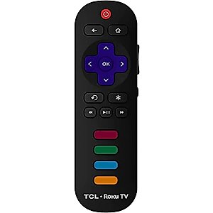 OEM Replacement For TCL Roku TV Remote Control (06-IRPT20-URC280J) URC280J with Netflix/Hulu/Roku/Vude/Disney+ Keys (Renewed)