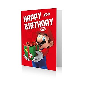 Danilo Promotions LTD Super Mario Birthday Card, Happy Birthday