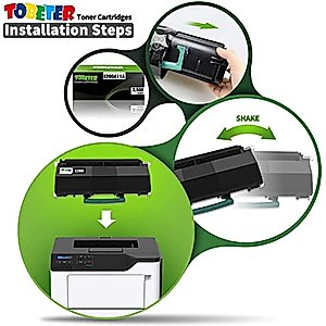 ToBeter E260A11A E260A21A High Yield Remanufactured Toner Cartridge for Lexmark E260, E360, E460, E462 E260d, E260dn, E260dt, E260dtn, E360d, E360dn, E360dt, E360dtn Printer (up to 3,500 Pages)