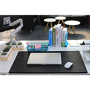 Safety Office Desk Pad Table Pad Blotter Protector Waterproof PU Surface Mouse Writing Mat with Full Lip