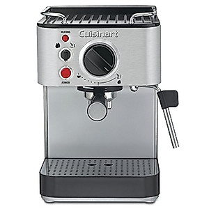 Cuisinart EM-100NP1 1.66 Quart Maker Espresso Machine, Stainless Steel, Manual