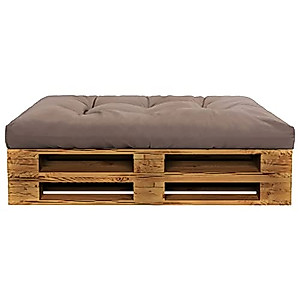 imasay Garden Seat Cushion Taupe 47.2"x31.5"x3.9" Fabric