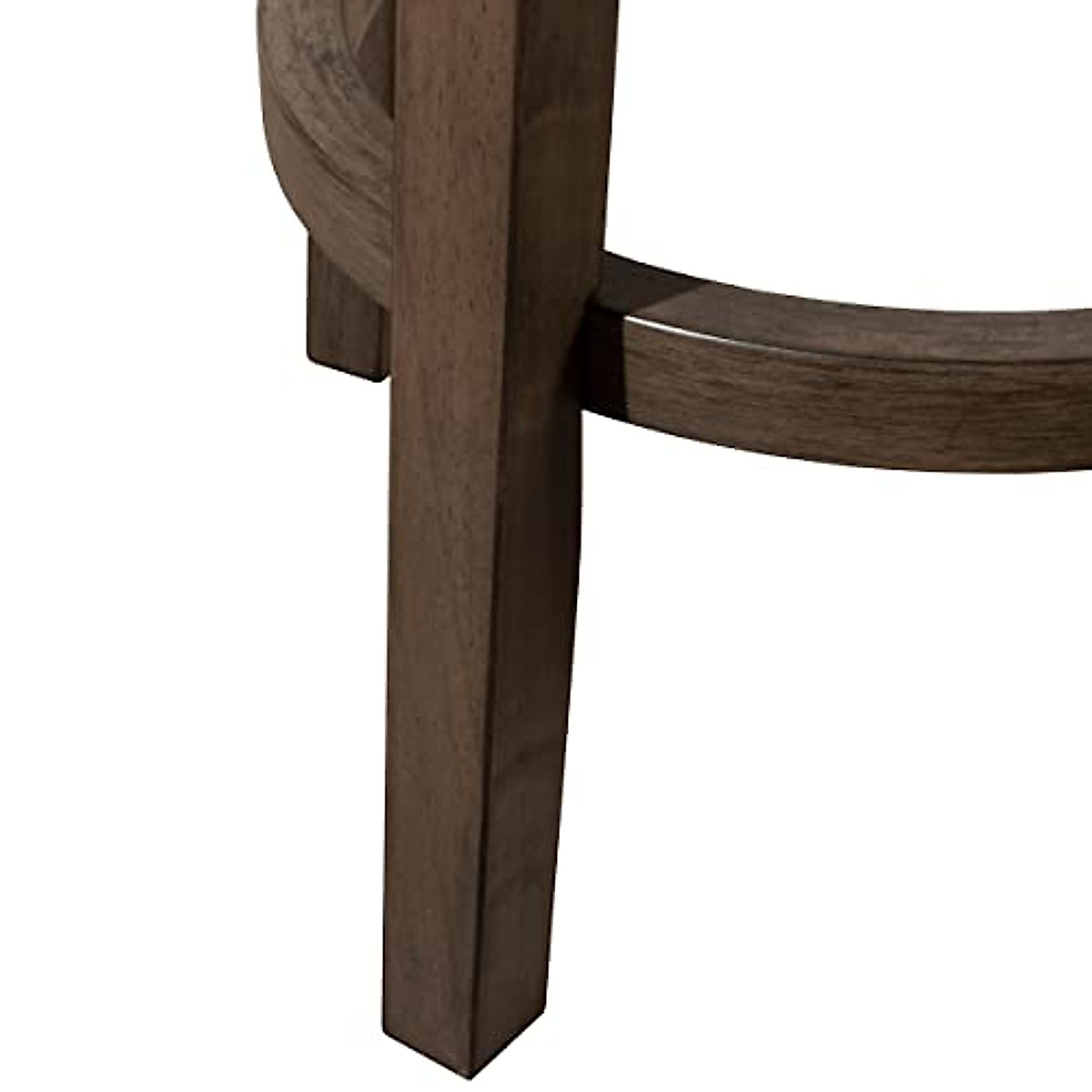 Hillsdale Furniture Odette Backless Swivel Counter Stool, Rustic Gray