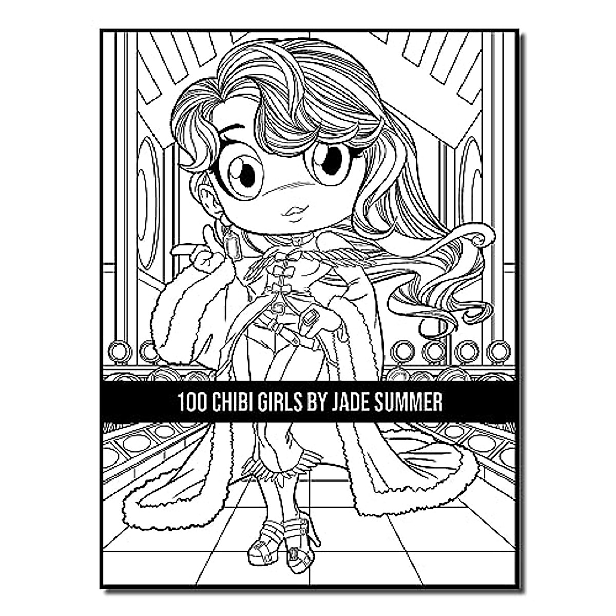 100 Chibi Girls: An Adult Coloring Book Collection with Cute Girls, Fantasy, Horror, Christmas, and More!