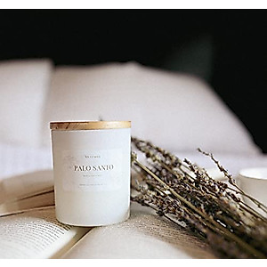 My Lumina Palo Santo Candle - Healing Candle Natural Soy Wax Candle for Aromatherapy