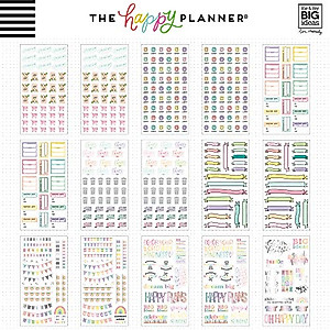 ME & MY BIG IDEAS Happy Planner STCKRS, Pastels, 2956/Pkg