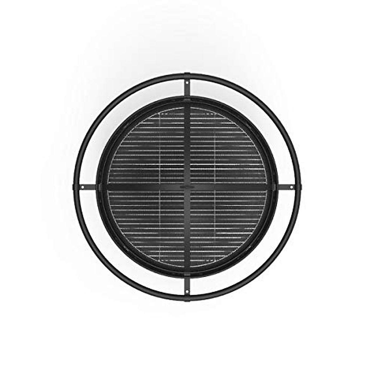 Blue Sky Outdoor Living WBFB29-MD 29” Round Barrel Wood Fire Pit with Steel Ring