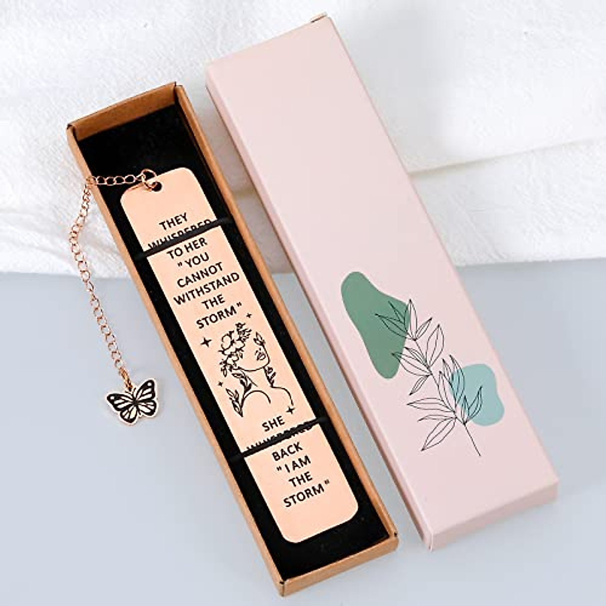 Inspirational Bookmarks for Women Graduation Gifts for Her Female Coworker Friends Nurse Student Bookmark for Teen Kid Girls Daughter Sister Birthday Valentines Day Reading Gifts for Book Lover Reader