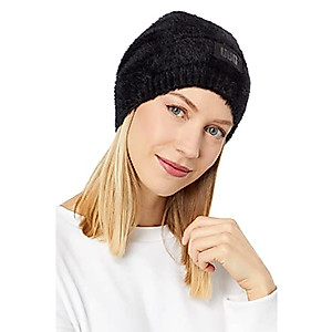UGG Plush Slouch Beanie Black One Size