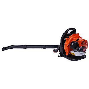 KinHall Leaf Blower - 2-Stroke 47.2cc Gas Blade Blower, Air-Cooled Gas Powered Backpack Blower with Safety Belt, for Lawn Care, Snow Blowing & Yard Cleaning Gas Blower