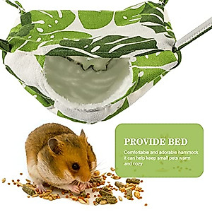 Chinchilla Accessory Ferret Hammock Hanging Guinea Pet for Pig Squirrel Sleeping Rat Swing Parrot Hamster Cage Suspending Animal Breathable Small Warm Comfortable Bed