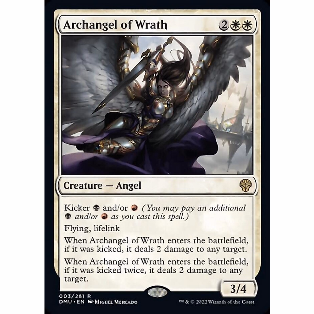 Magic: the Gathering - Archangel of Wrath (003) - Dominaria United
