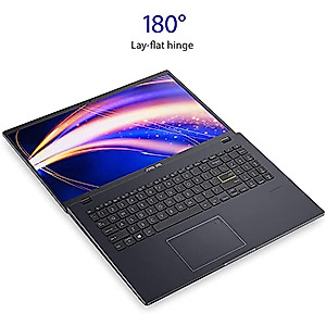 ASUS Newst Vivobook L510 Laptop, 15.6" FHD Display, Intel Celeron N4020(up to 2.8GHz), 4GB RAM, 256GB Storage, 1-Year Office 365, Backlit Keyboard, HDMI, USB-C, WiFi, Webcam, Windows, JVQ MP