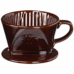 Kalita Ceramic Coffee Dripper 101 Lotto Brown # 01003