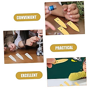 JOINPAYA 40pcs Sheet Battery Experiment Materials Anode for Zinc Electroplating Fruit Battery Experiment Supplies Zinc Strip Zinc Anode Zinc Plates Electrode Strip for Electroplating Copper