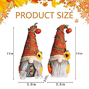 ROGENA Thanksgiving Gnomes Fall Gnomes Fall Decor Thanksgiving Decorations