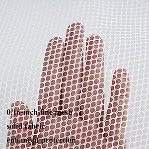 FlyLemon Child Safety Net,15ft×3ft Flexible Banister Guard, Railing Safety Net for Stairs, Balcony Safety Net for Baby Pets Cats Toys