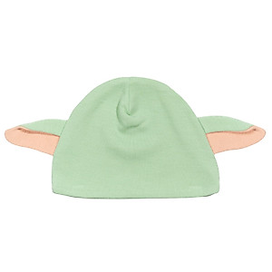 STAR WARS The Mandalorian Newborn Baby Boys Bodysuit Pants and Hat 3 Piece Outfit Set 0-3 Months