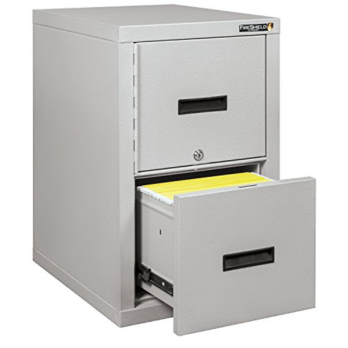 Fire Resistant File Cabinet - Light weight, fire rated, One file drawer & safe