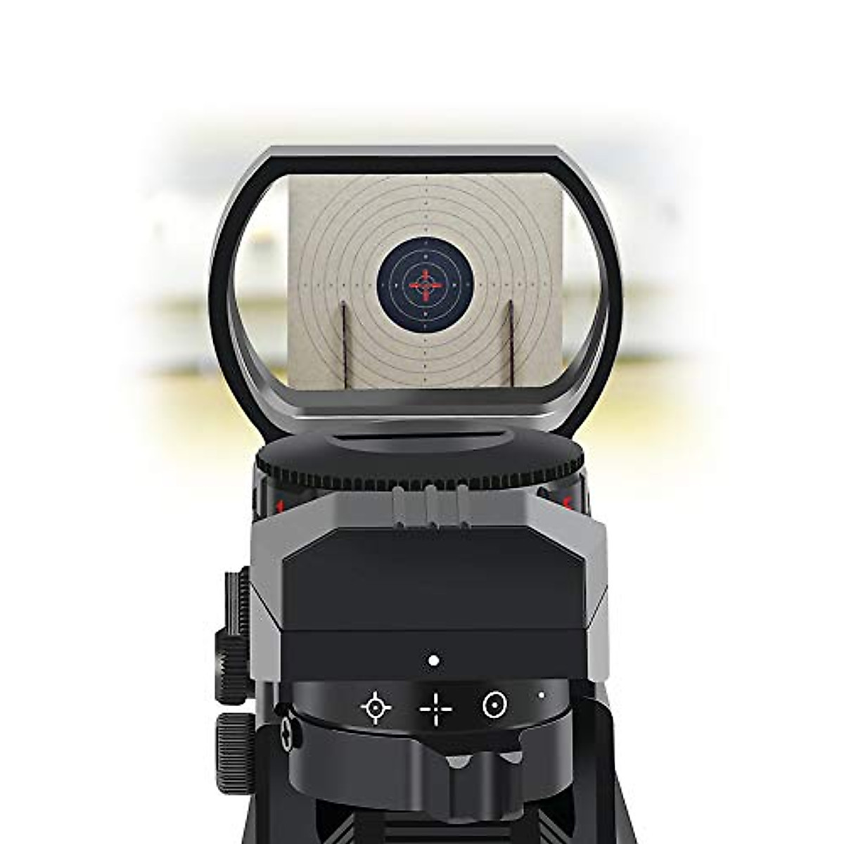Feyachi Reflex Sight - Adjustable Reticle (4 Styles) Both Red and Green in one Sight!