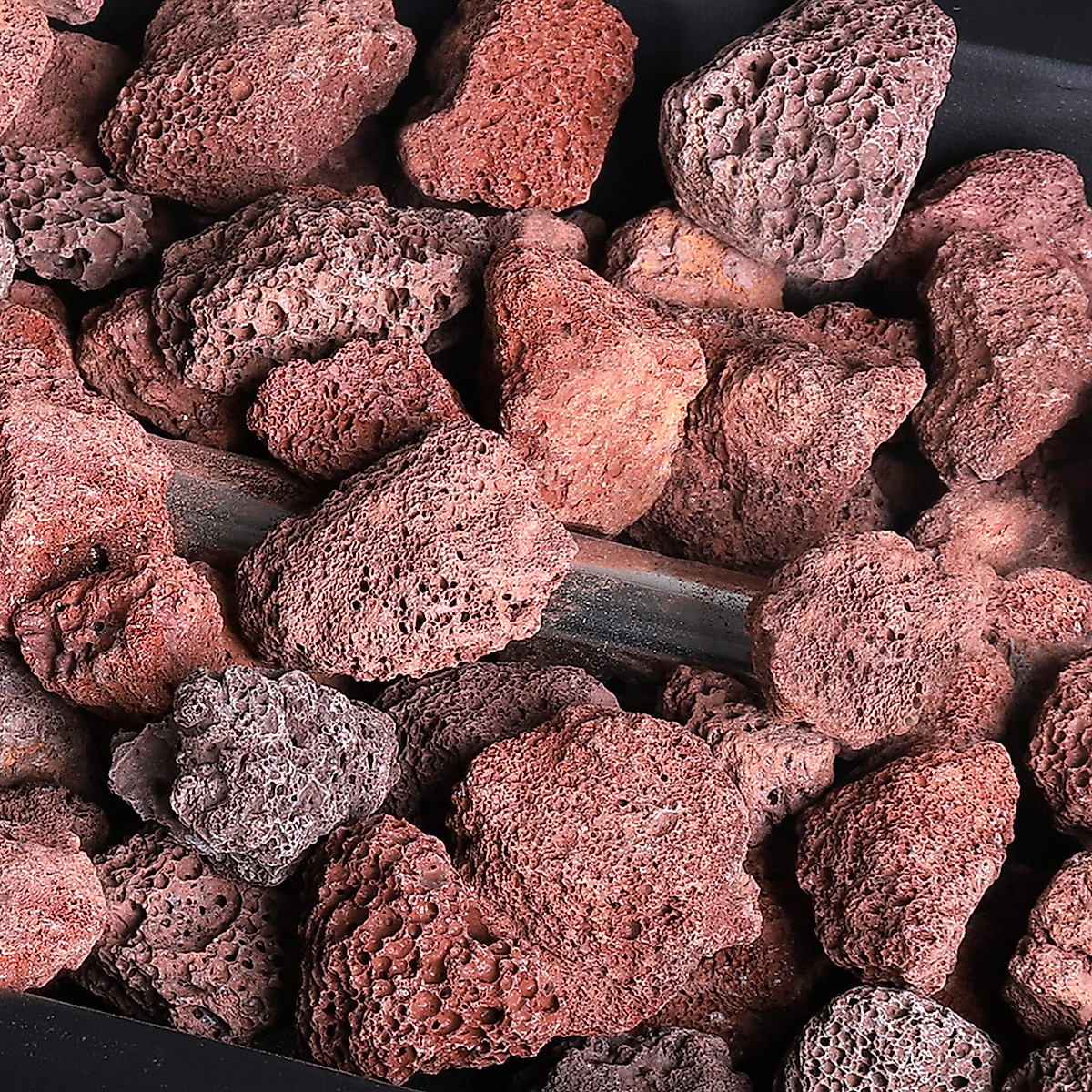 MUPATER Outdoor Propane Gas Fire Pit Table for Outside Patio with Lid, Cover and Lava Rocks, Outdoor Firepit Table Rectangle with 50000 BTU Stainless Steel Burner and Hose, 46.4''L x 22.5''W x 23.6''H