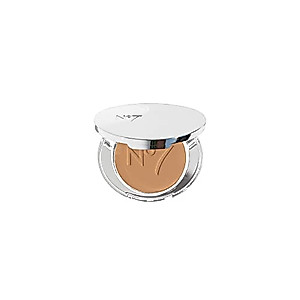 No7 Lift & Luminate Triple Action Powder - Medium - Pressed Makeup Setting Powder for Face - Compact Setting Powder Reduces the Appearance of Fine Lines & Enhances Glow (10g)