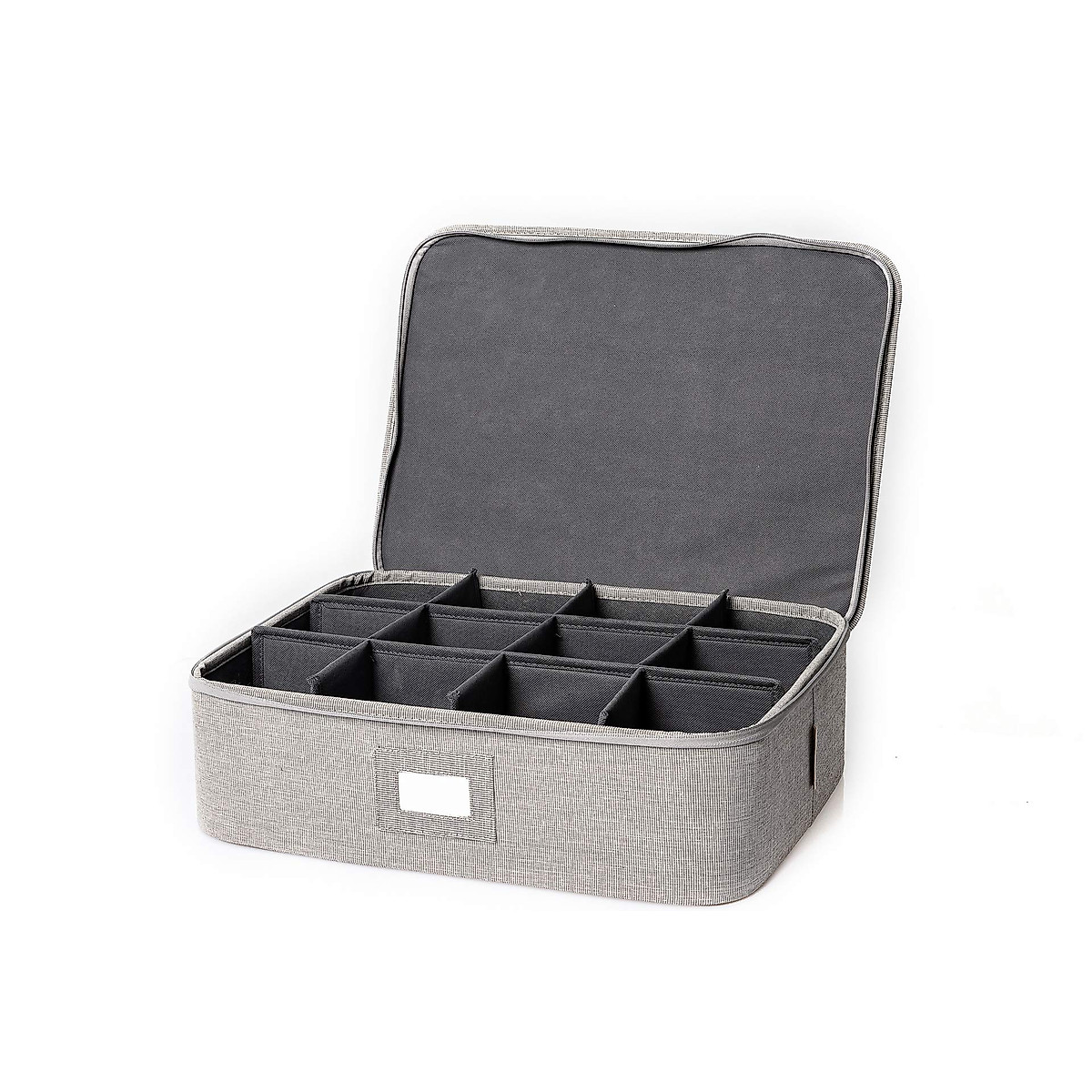 In This Space 12 Divider Storage Organizer for Small Teacups and China