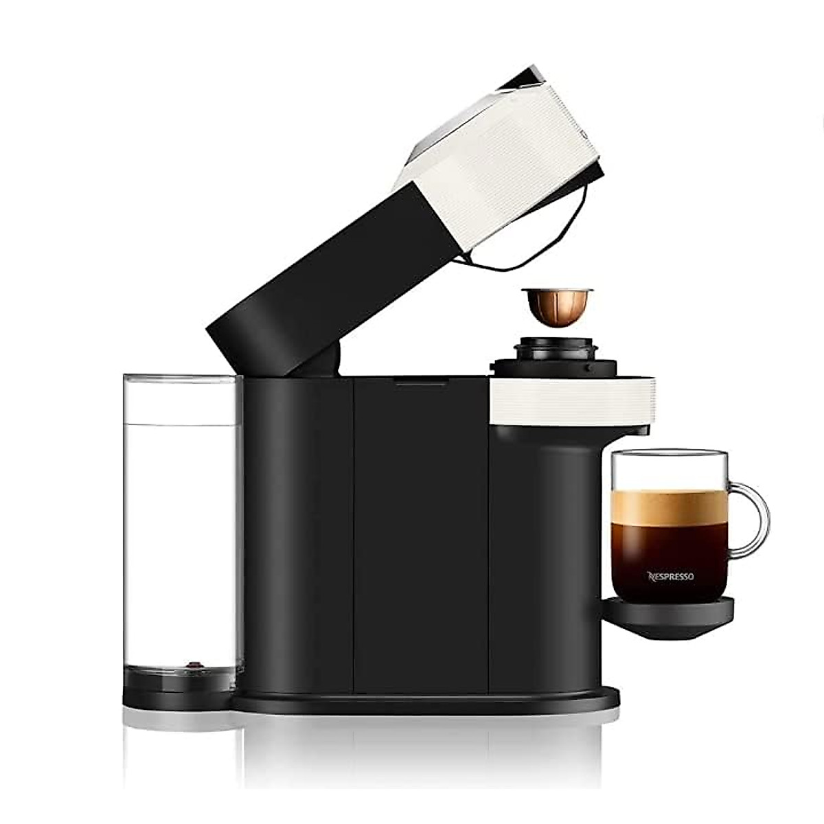 Nespresso De'Longhi Vertuo Next Deluxe by De'Longhi with Aeroccino - Chrome
