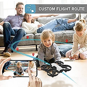 Cheerwing U61S Mini Drones with Camera for Kids and Adults 720P HD 2.4Ghz Rc Quadcopter WiFi Fpv Drone with Altitude Hold,2 Batteries White