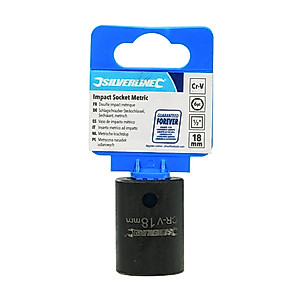 Silverline Tools Silverline 467682 Impact Socket 1/2" Drive 6pt Metric