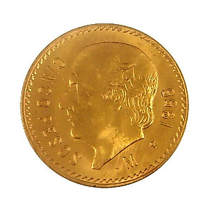 1955 Mexico Cinco Pesos