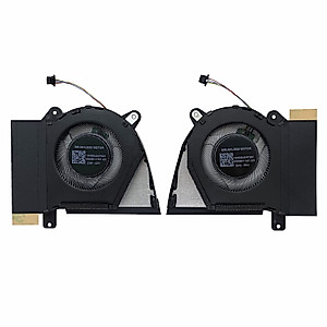LANDALANYA Replacement New Laptop CPU and GPU Cooling Fan for ASUS Rog Zephyrus G14 2022 GA402R GA402RJ GA402K GA402RK GA402RK-G14.R96800 Series DFS5L32G064867 FP50 DFS5L32G164867 FP3F DC5V 0.5A Fan